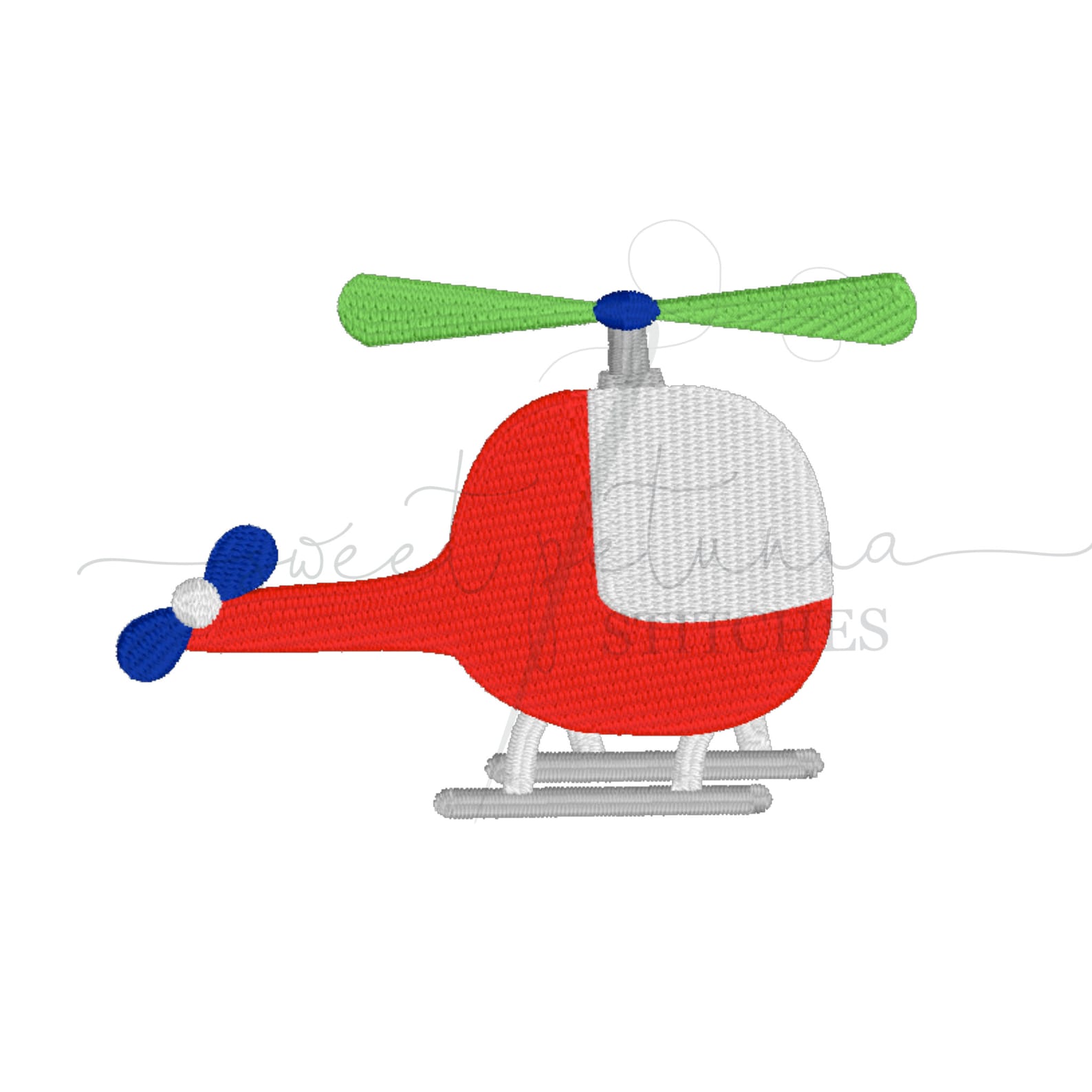 Helicopter Aviation Fly Flight Boys Mini Embroidery Transportation ...