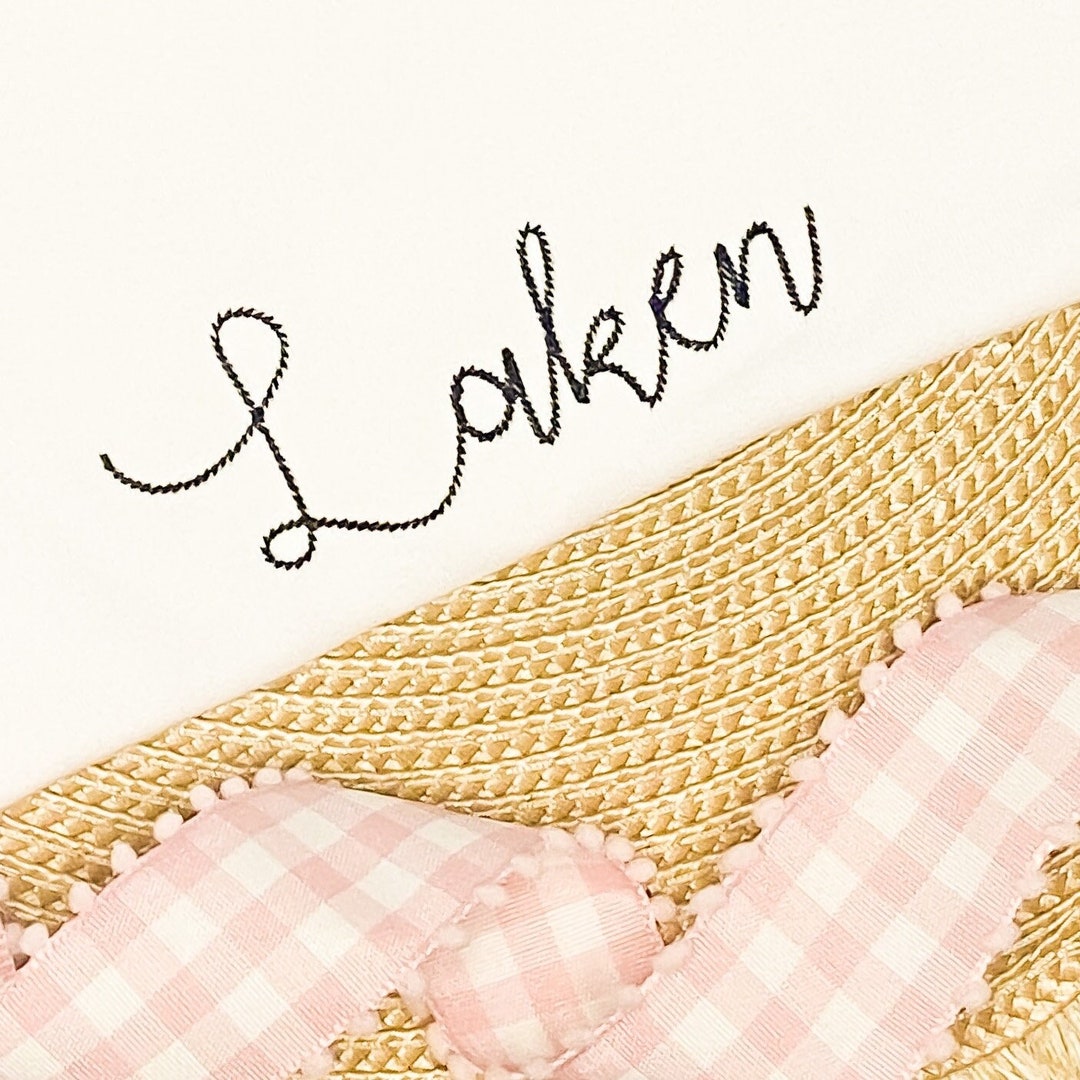 Eleanor Font Embroidered Font BX Blitz Stitch Stem Machine Embroidery ...