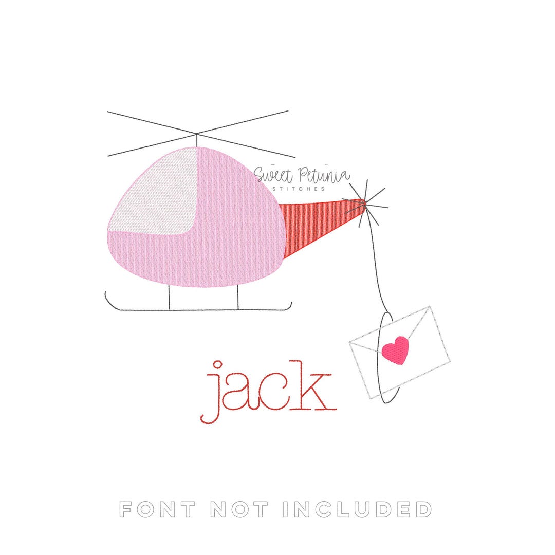 Valentine Love Envelope Helicopter Drop Helicopter Hearts Sketch ...