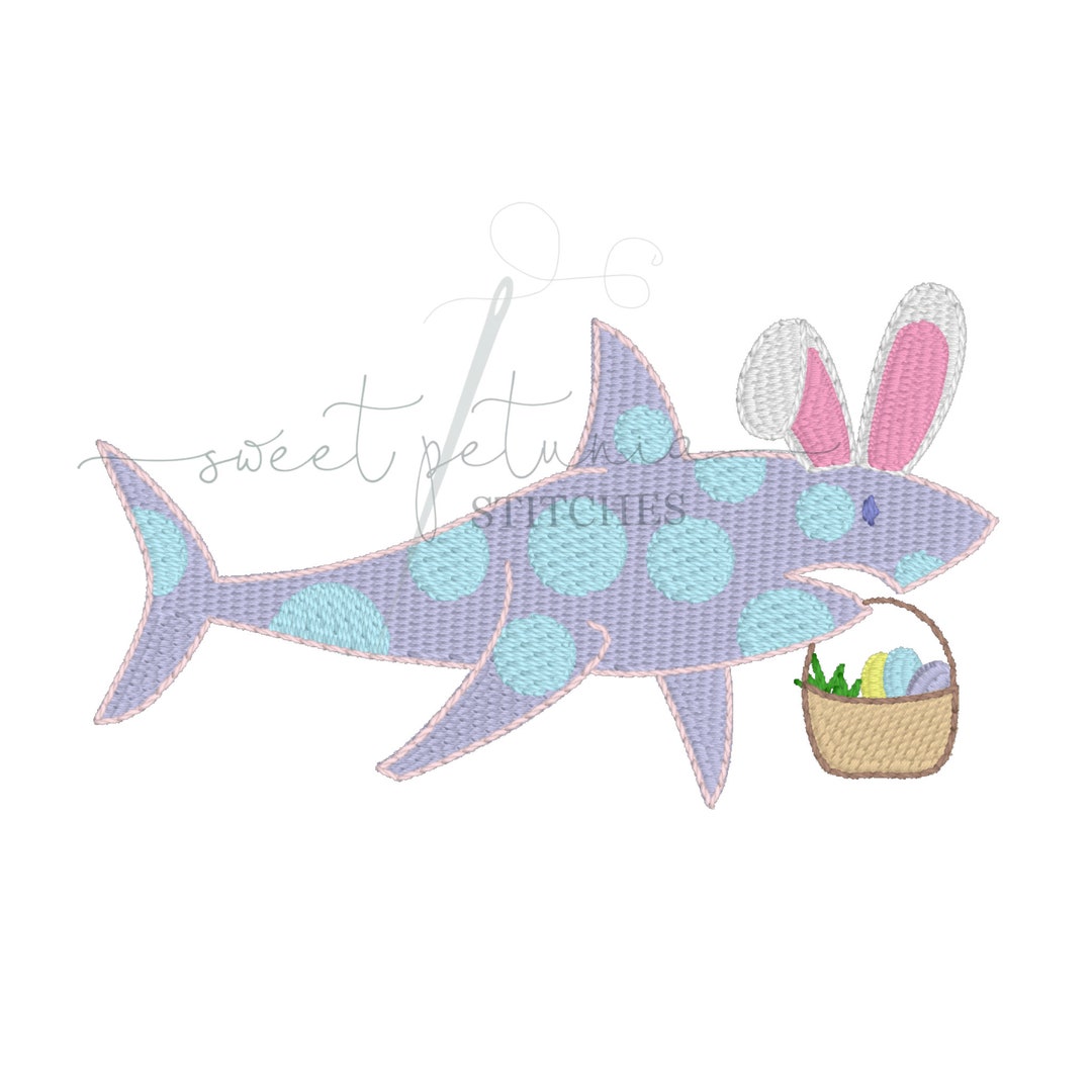 Boys Easter Bunny Ocean Sharks Little Bunny Rabbit Mini Fill Bunny ...