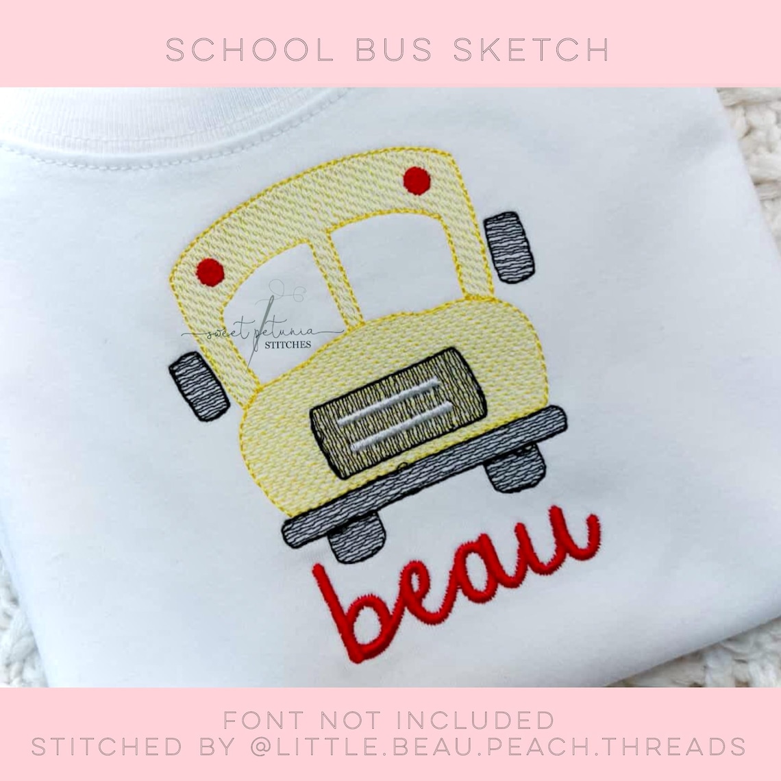 School Bus BUNDLE Boy & Girl Schoolie Back to School Bus Kindergarten ...