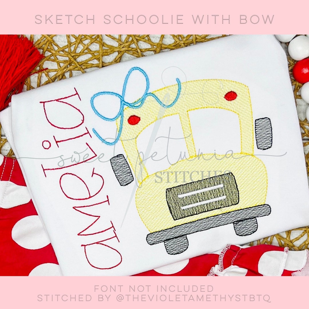School Bus BUNDLE Boy & Girl Schoolie Back to School Bus Kindergarten ...