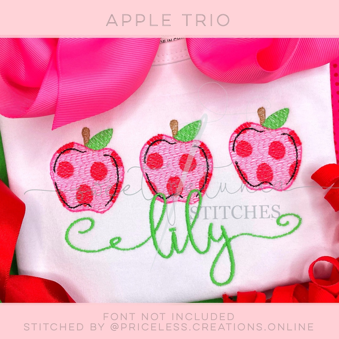 Apples Polka Dot Back to School Prek Kindergarten Fruit Apple Picking ...