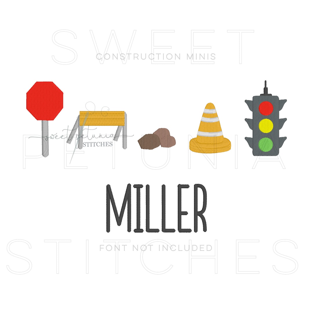 Construction Traffic Cone Stop Sign Construction Zone Boys Construction ...