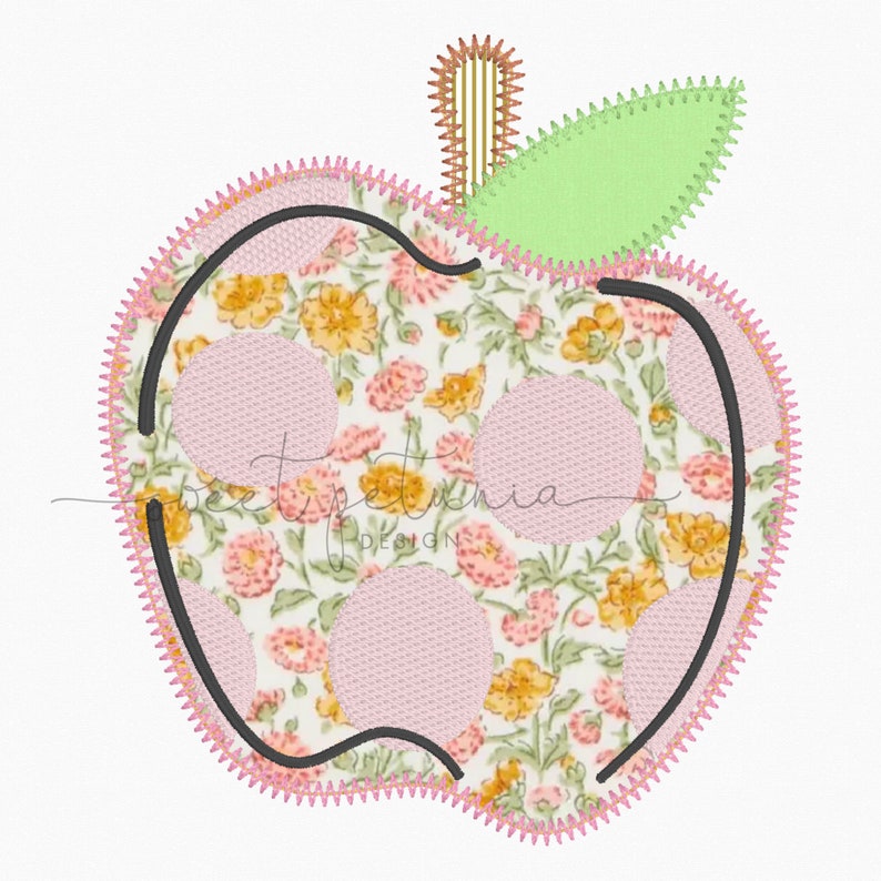 Polka Dot Apple Apple Picking Back to School Kindergarten - Etsy