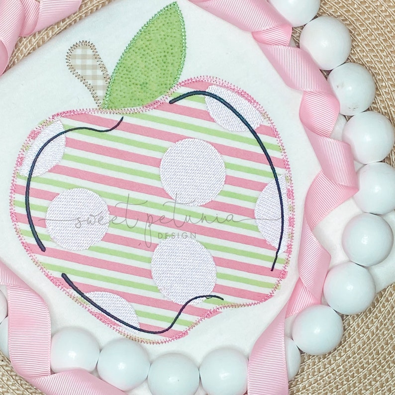 Polka Dot Apple Apple Picking Back to School Kindergarten - Etsy