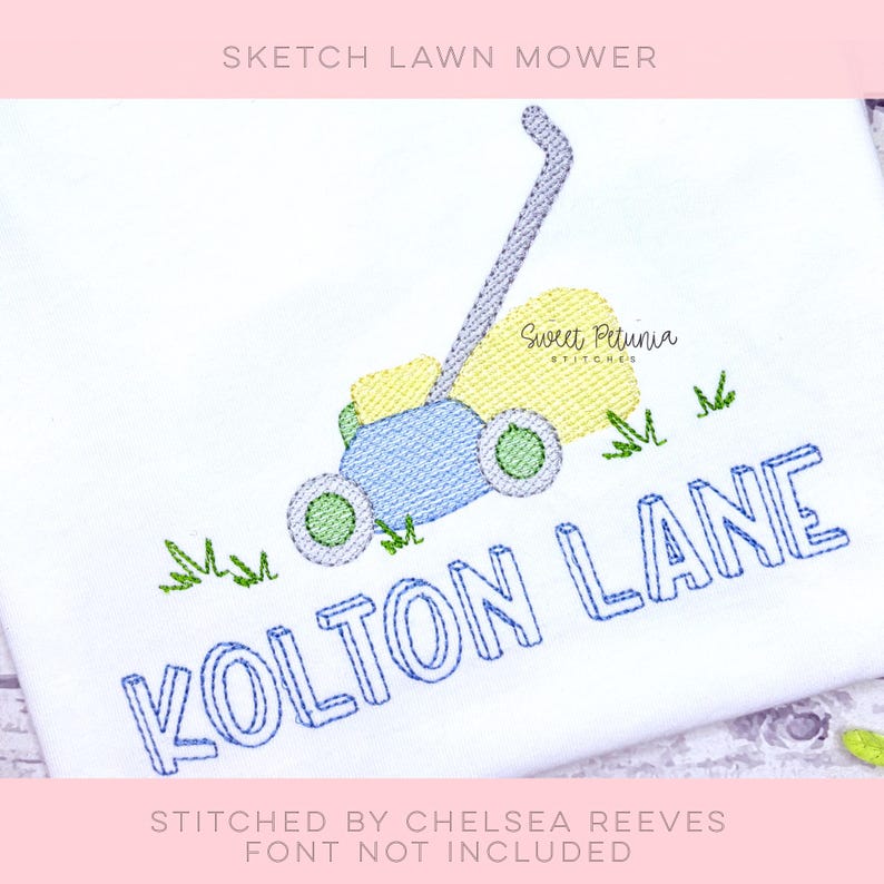 Lawnmower Little Boys Lawn Care Outdoors Sketch Lawnmower Lawn Mower ...