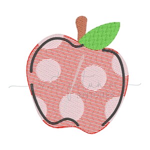 First Day of School Apple Polka Dot Back to School Apple Picking ...