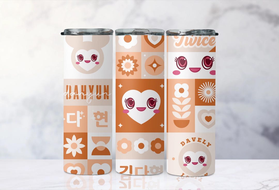 Twice Dahyun Davely 20oz Tumbler, Sublimation Tumbler, Gift for Her ...