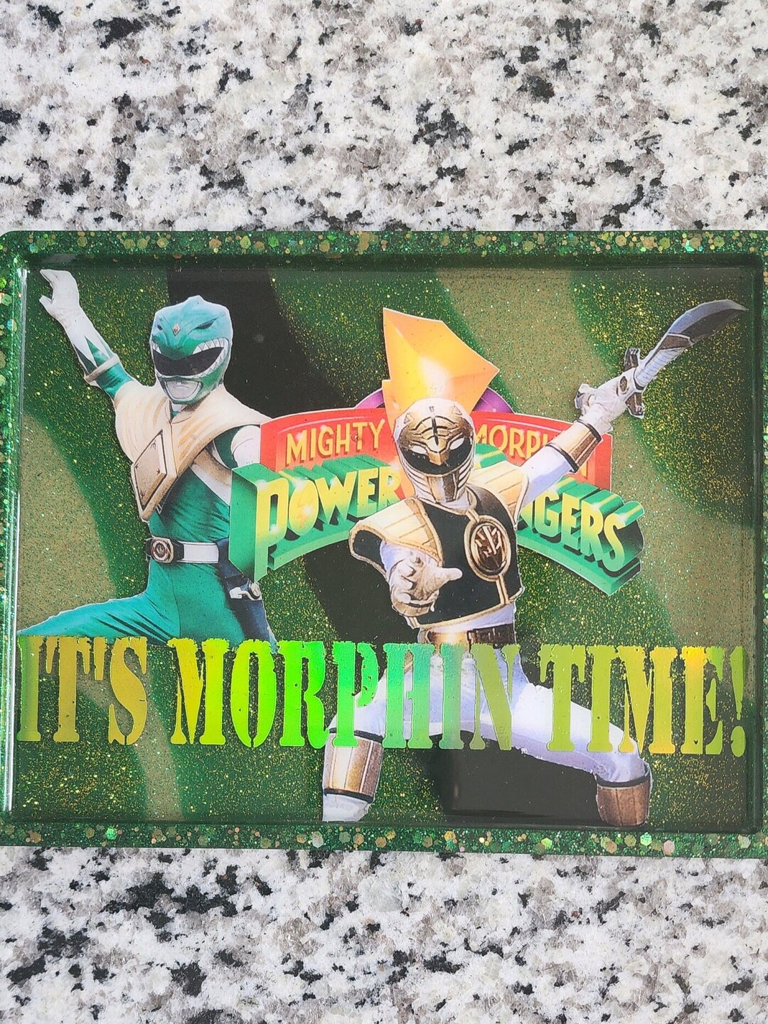 Power Ranger Themed Epoxy Tray, Power Rangers Themed Epoxy Rolling Tray ...