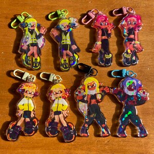 Splatoon Agent Keychains - Etsy