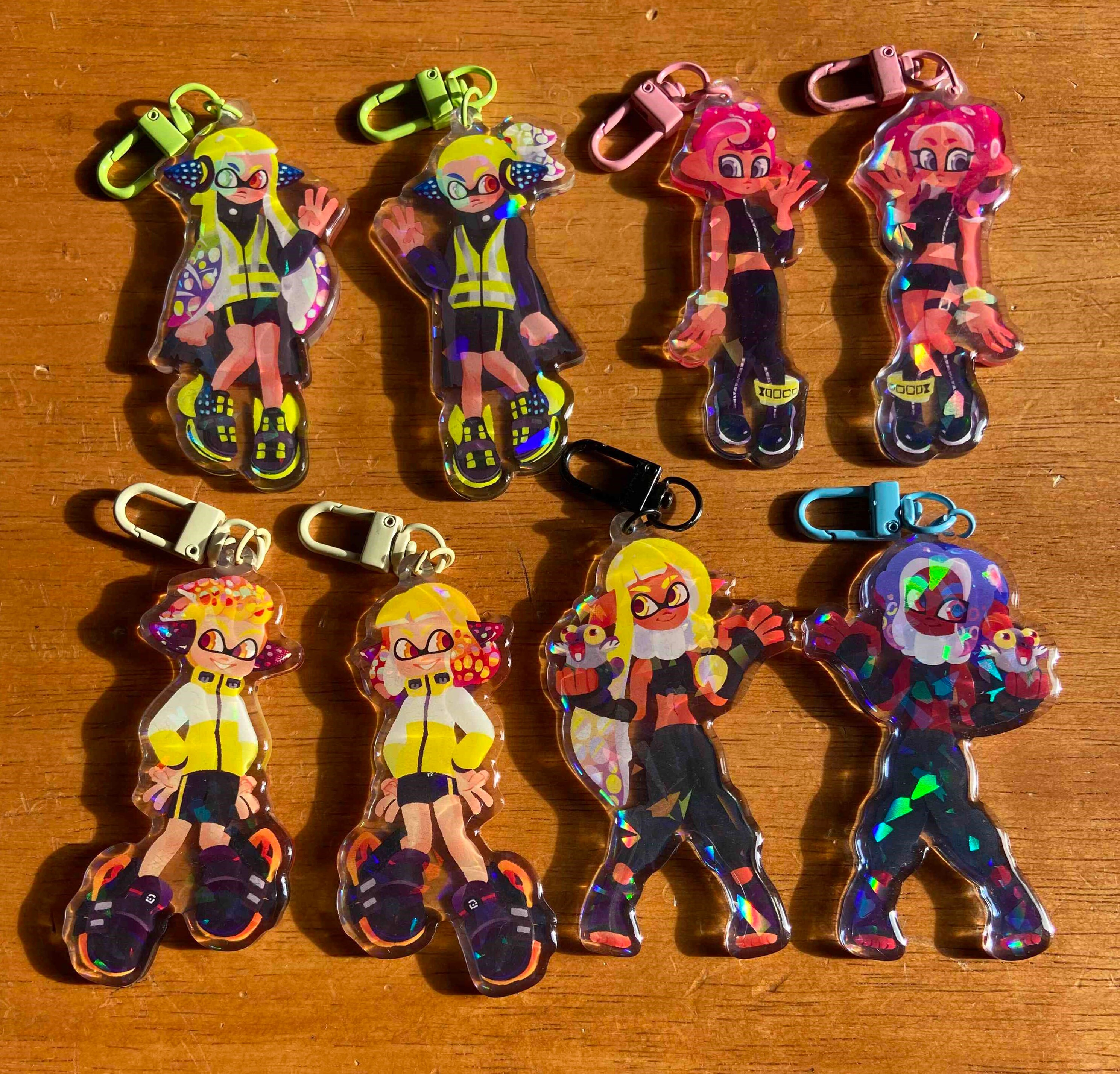 Splatoon Agent Keychains - Etsy
