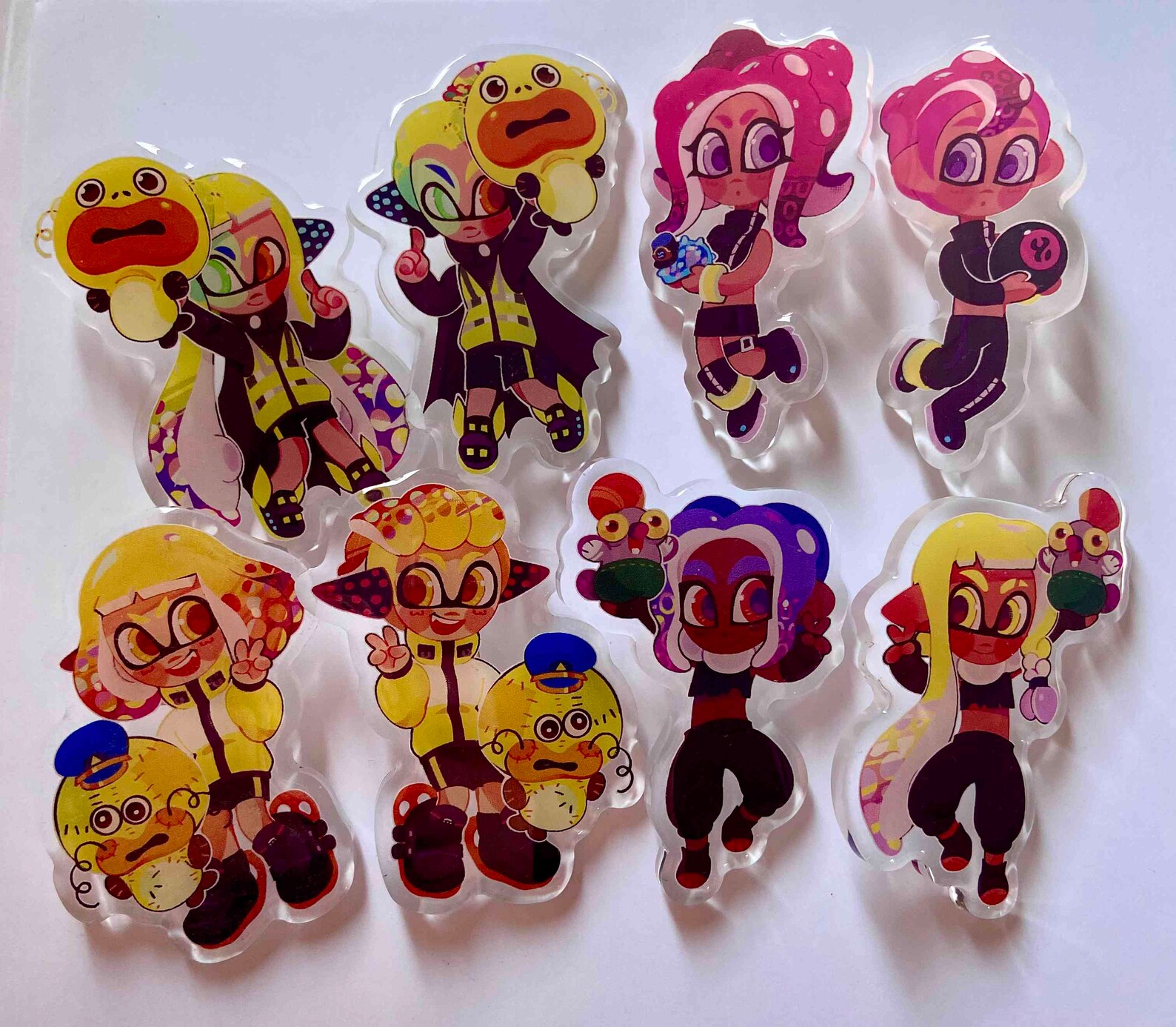 Splatoon Agent Acrilyc Pins - Etsy