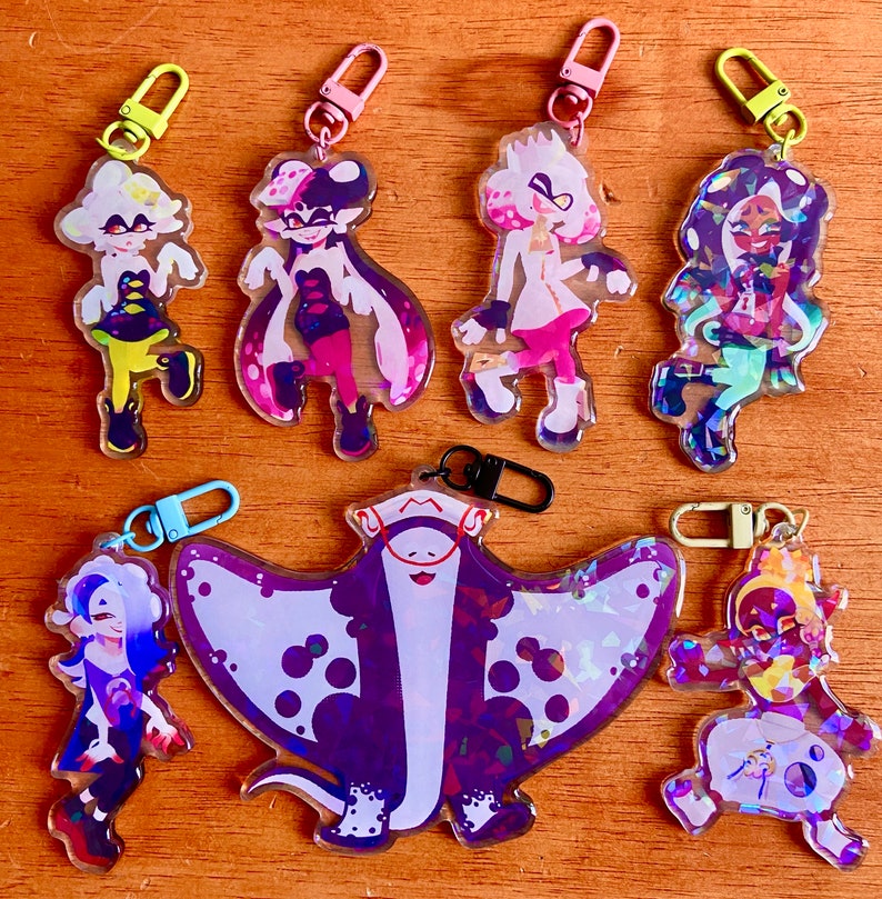 Splatoon Idol Keychains - Etsy
