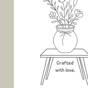 Printable Kids Handprint Flower Craft | Mother’s Day Coloring Page ...