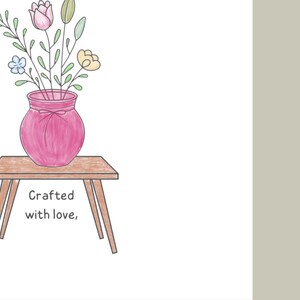 Printable Kids Handprint Flower Craft | Mother’s Day Coloring Page ...