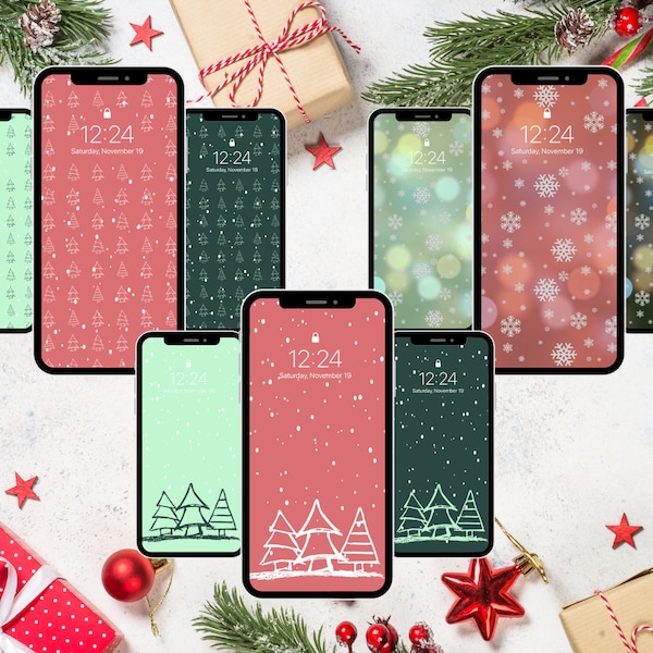 Holiday Wallpaper - Etsy