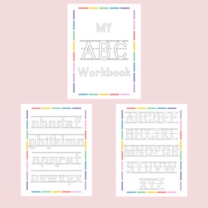 30 Alphabet Coloring Pages, Coloring Workbook, Preschool, Kindergarten ...