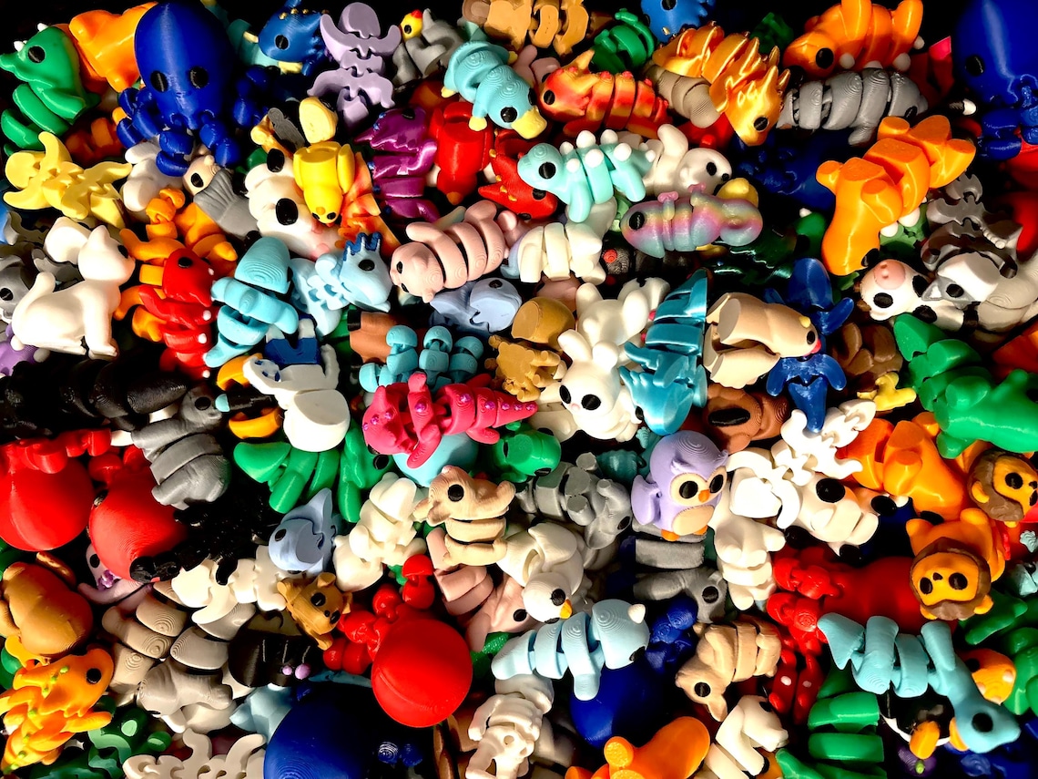3D Printed Mini Animals, 3D Minis, 3D Toys, 3D Printed, 3D Animals, 3D ...
