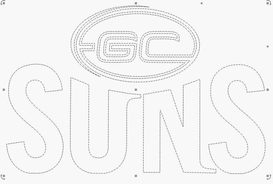 AFL SVG Gold Coast Suns Logo Vector File Digital Download - Etsy Australia
