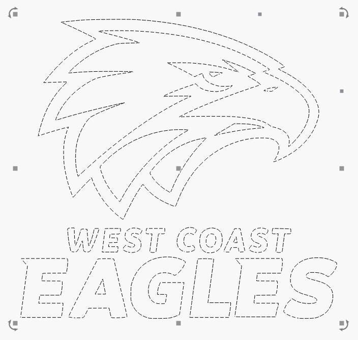 AFL SVG West Coast Eagles Logo Vector File Digital Download - Etsy