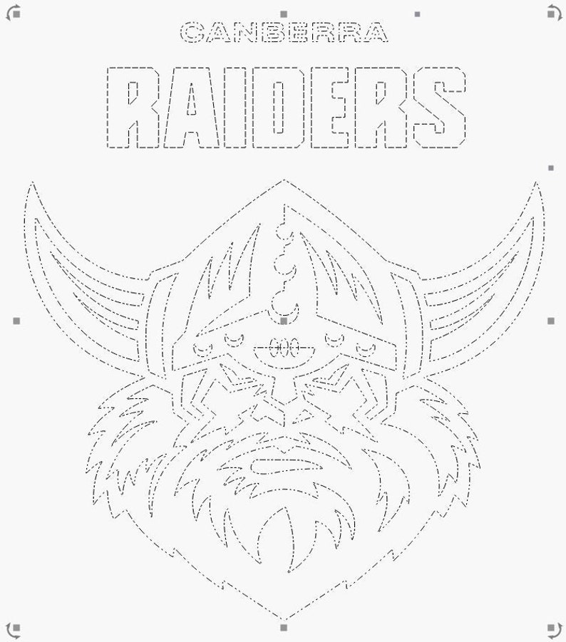NRL SVG Canberra Raiders Logo Vector File Digital Download - Etsy Australia