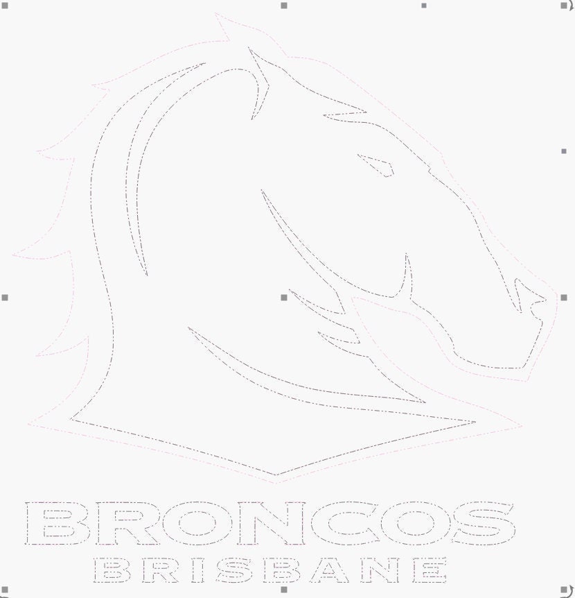 NRL SVG Brisbane Broncos Logo Vector File Digital Download - Etsy