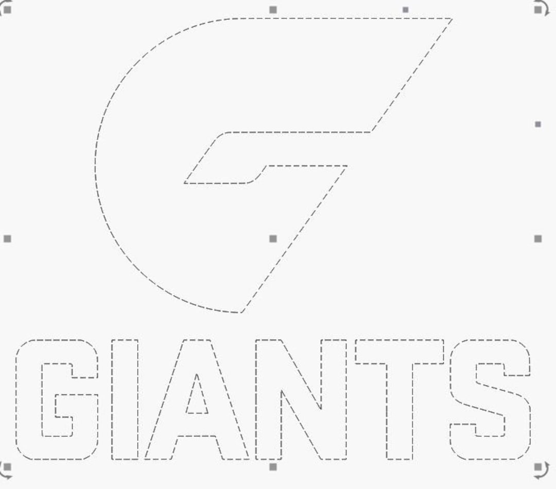 AFL SVG GWS Giants Logo Vector File Digital Download - Etsy Australia