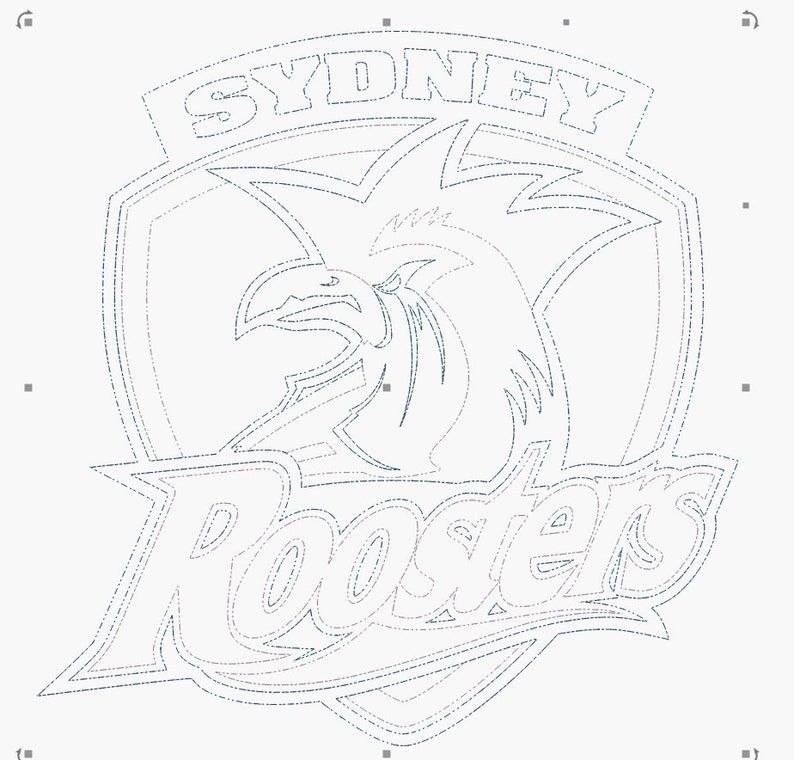 NRL SVG Sydney Roosters Logo Vector File Digital Download - Etsy Australia