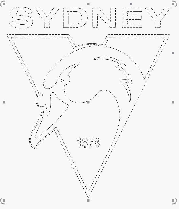 AFL SVG Sydney Swans Logo Vector File Digital Download - Etsy Australia