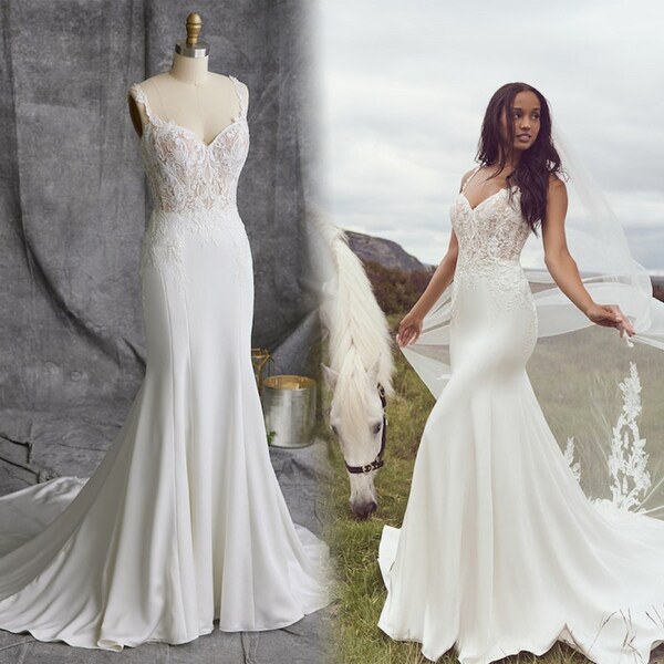 Beach Wedding Dress - Etsy