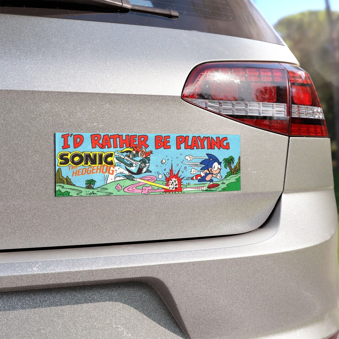 Vintage Sonic the Hedgehog Car Magnets - Etsy