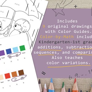 Kids Color-by-math Coloring Book, Kindness, Mindfulness & Self-love, K ...