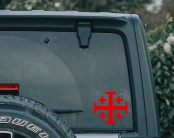 Catholic Car Decal Crucifix Eucharist Life - Etsy