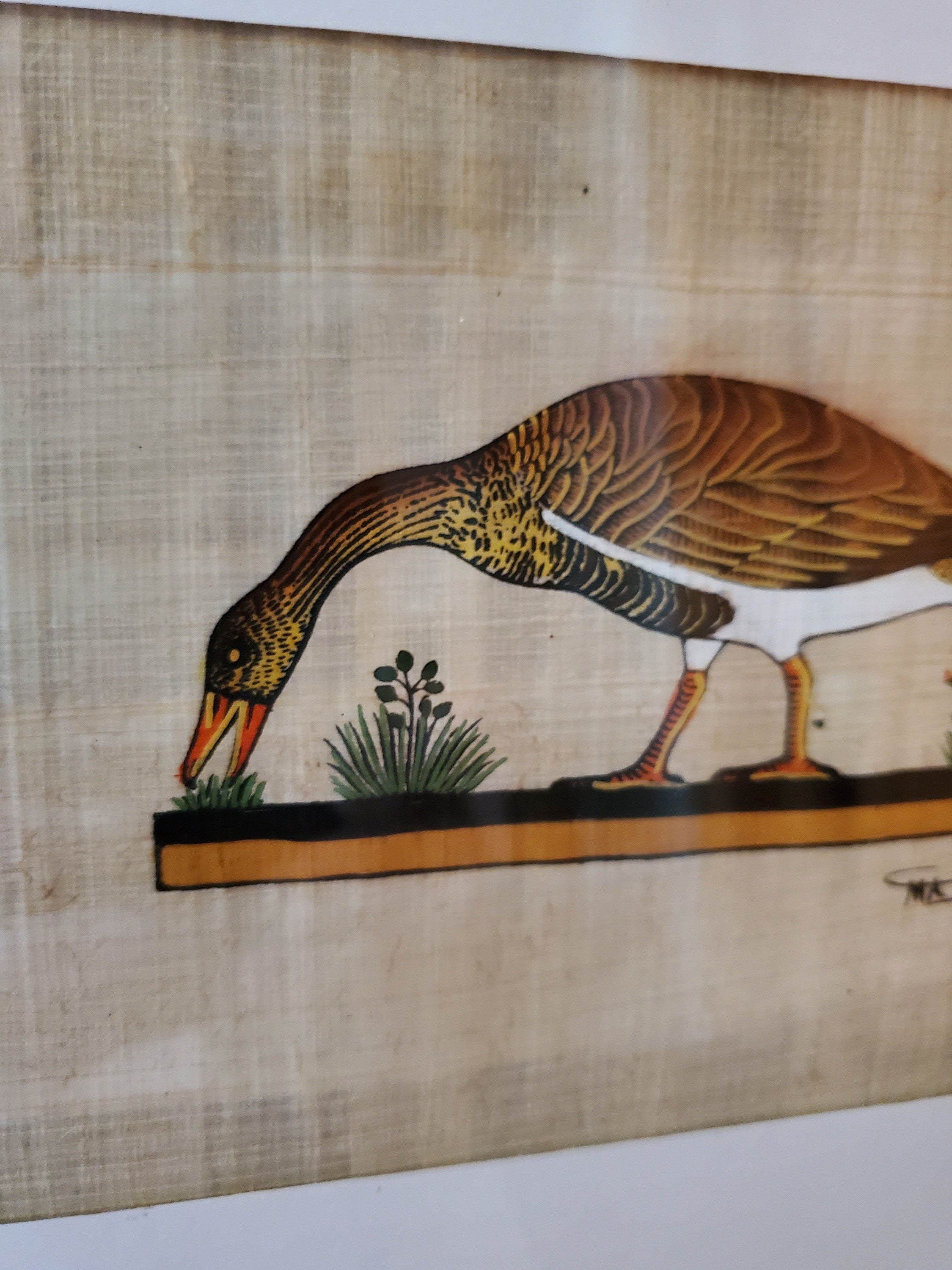 Nene Goose, Handpainted, on Handmade Paper, Beautiful Colors, Great ...