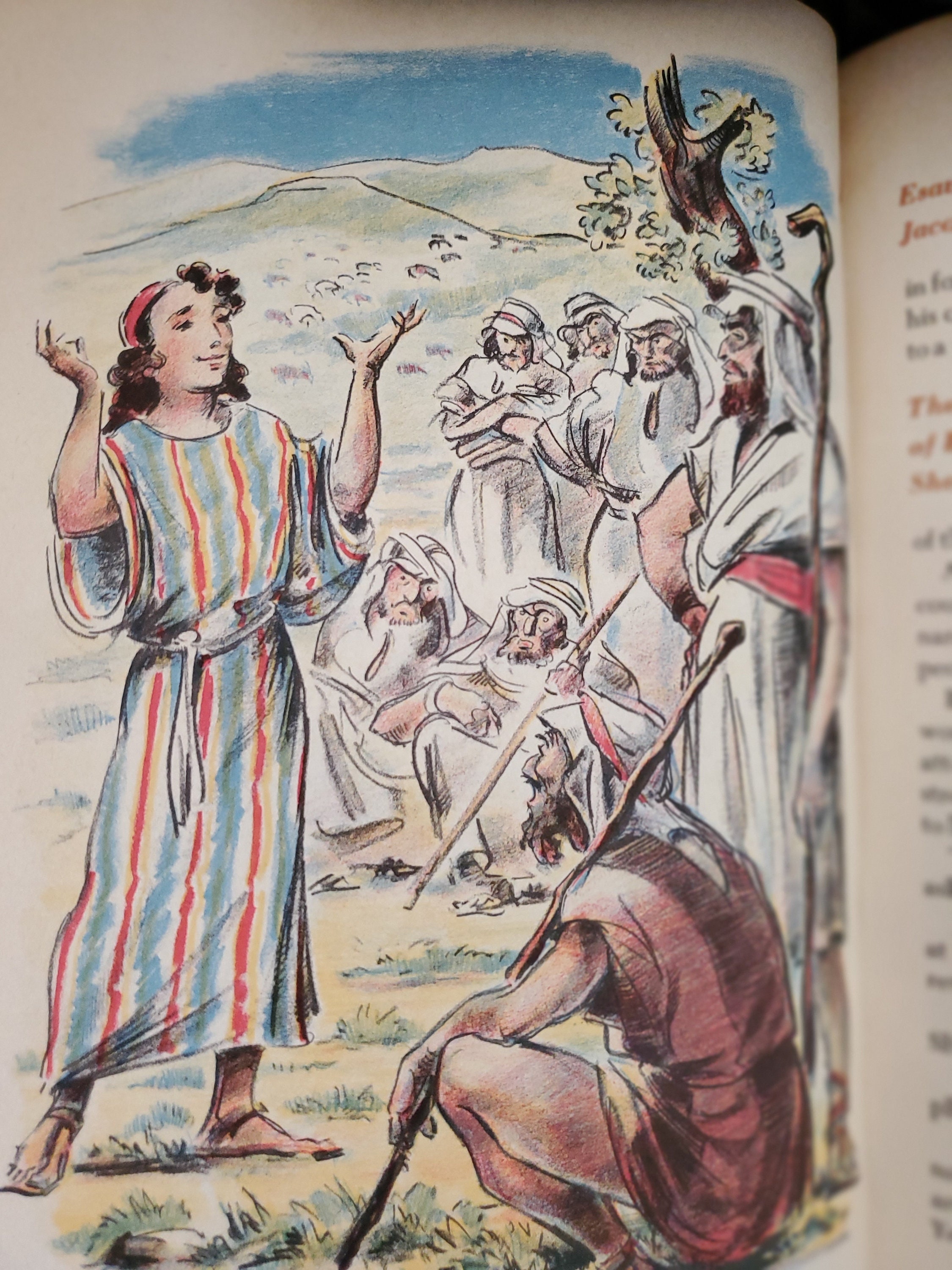 Vintage 1957 Bible Story Book Set, Illustrated Library Series - Etsy