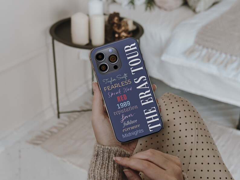 Taylor Swift Phone Case, the Eras Tour 2023 Album Name Fonts, Slim Samsung Apple iPhone Case - Etsy