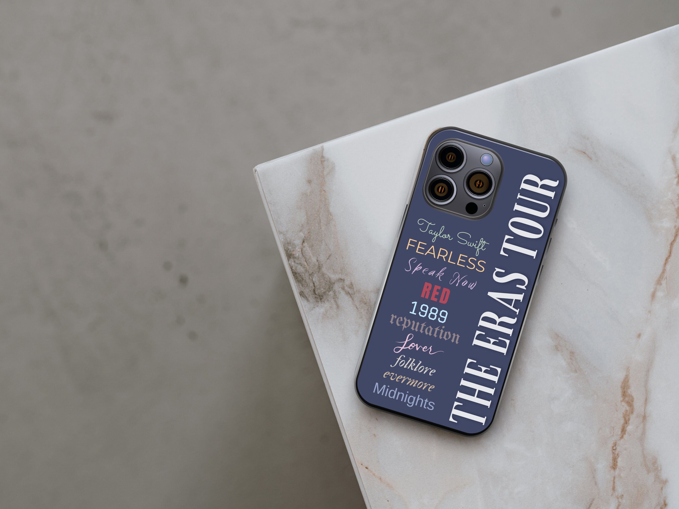 Taylor Swift Phone Case, the Eras Tour 2023 Album Name Fonts, Impact ...