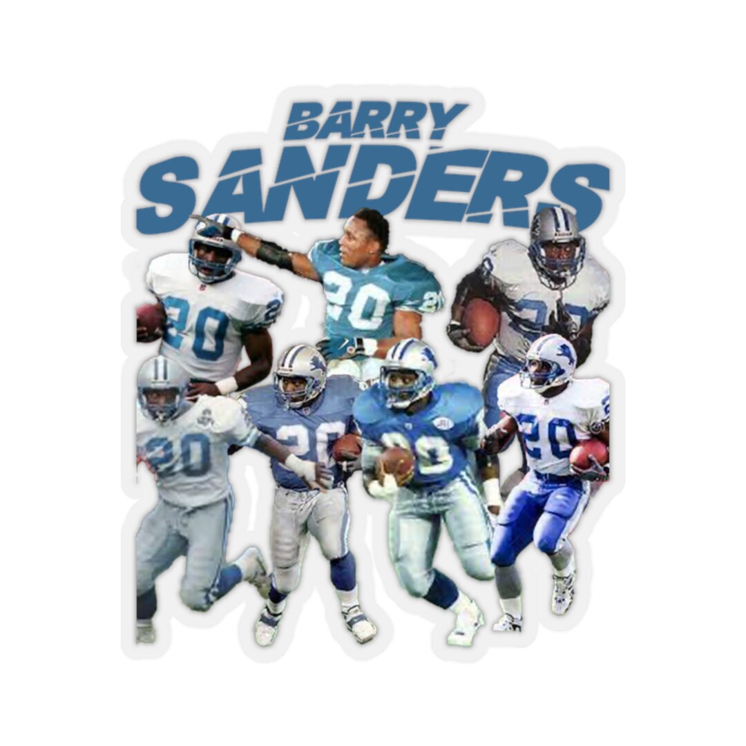 Barry Sanders Sticker - Etsy