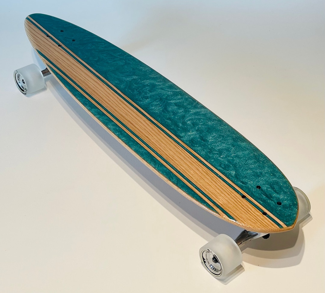 Coastside Cruiser Solid Oak Longboard in “beach Break” Design - Etsy