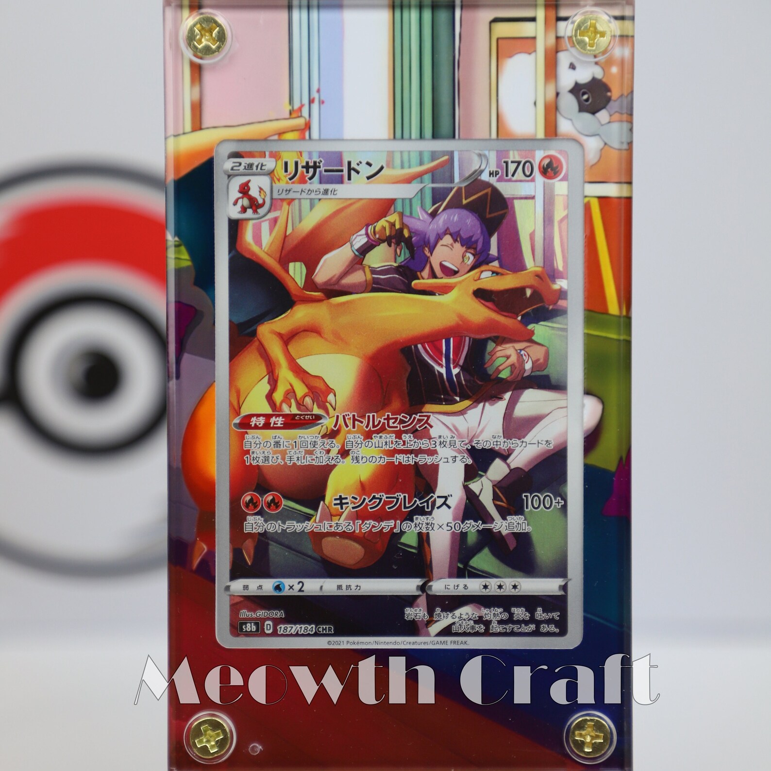Charizard Trainer Gallery CHR Custom Pokemon Card Display for Ultra-pro ...