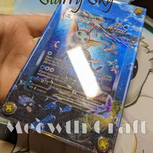 Vaporeon VMAX Alt Art Custom Pokemon Card Display for - Etsy