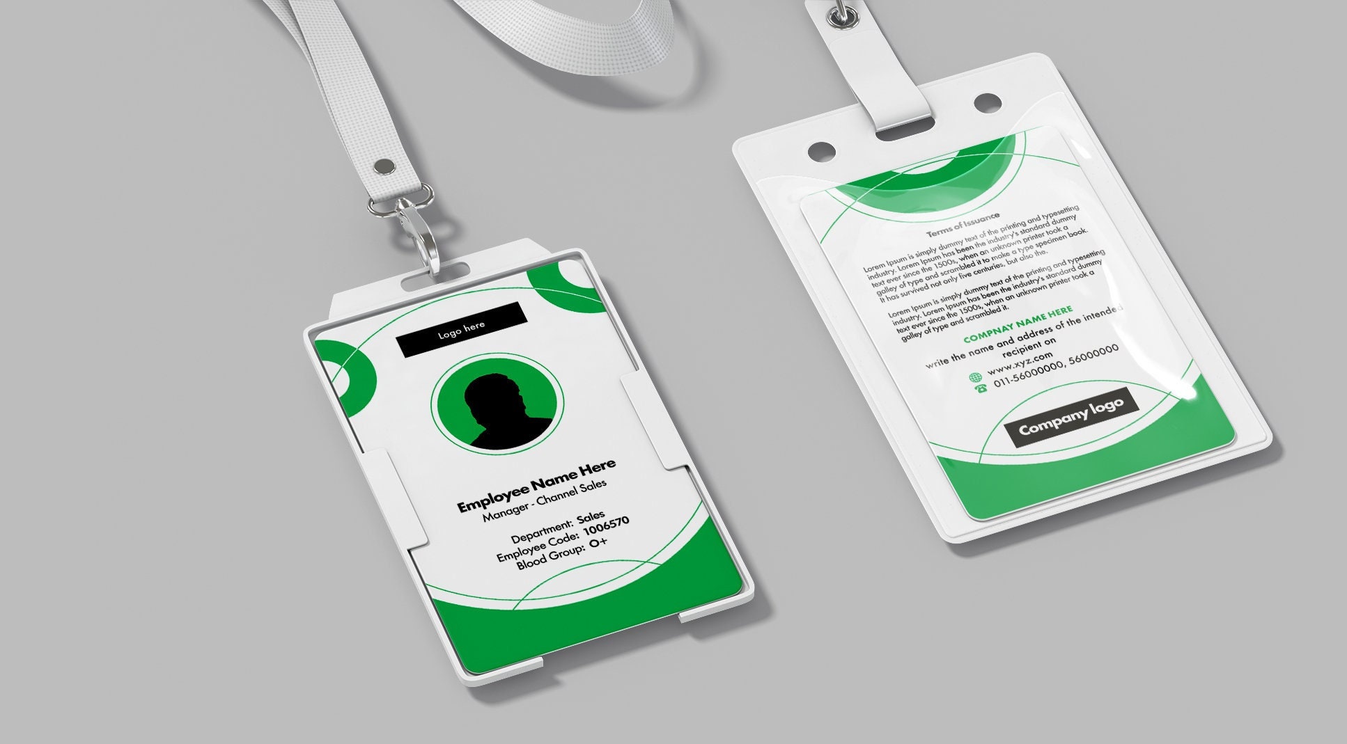Company ID Card, Employee ID Card, Business ID Card - Etsy