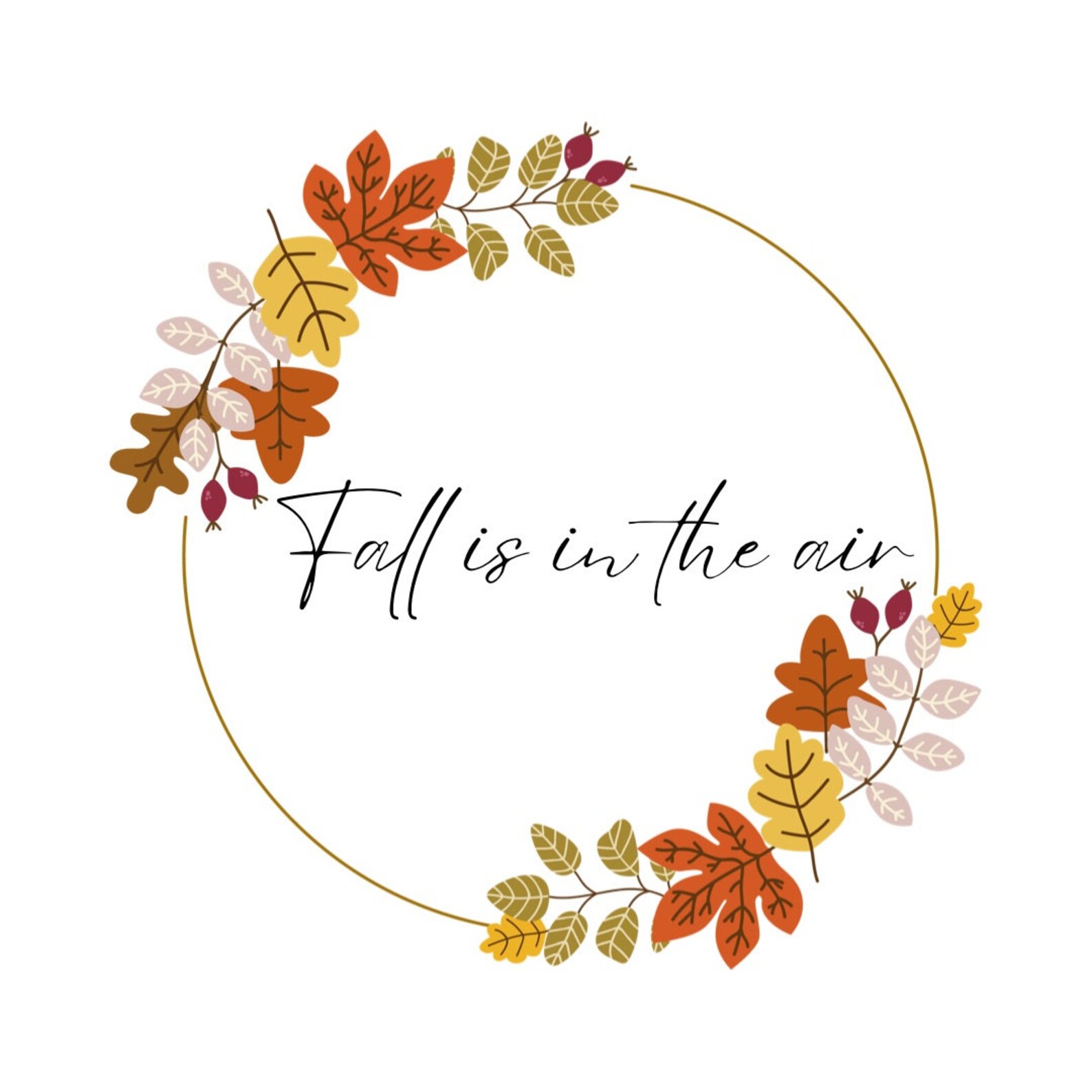Fall is in the Air PNG - Etsy