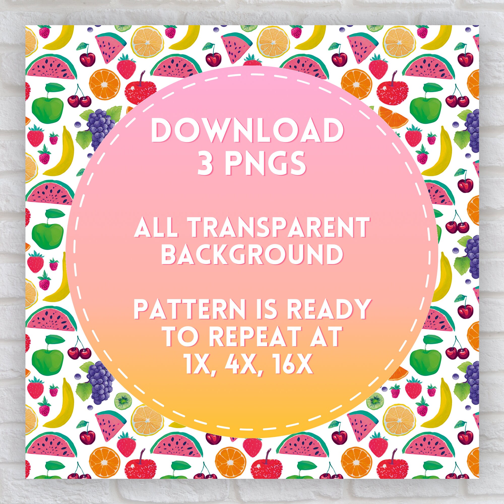 Mix and Match Fun Summer Patterns, Perfectly Repeating Featuring an ...