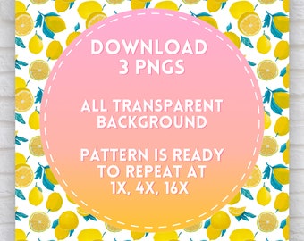 Mix and Match Fun Summer Patterns, Perfectly Repeating Featuring ...