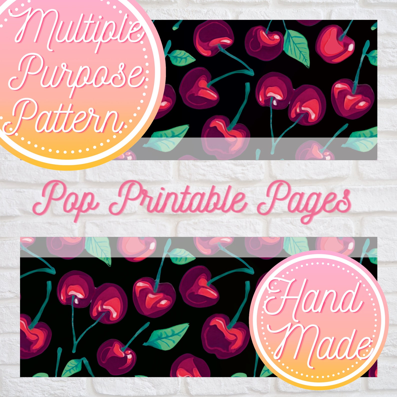 Mix and Match Fun Summer Patterns, Perfectly Repeating Featuring ...