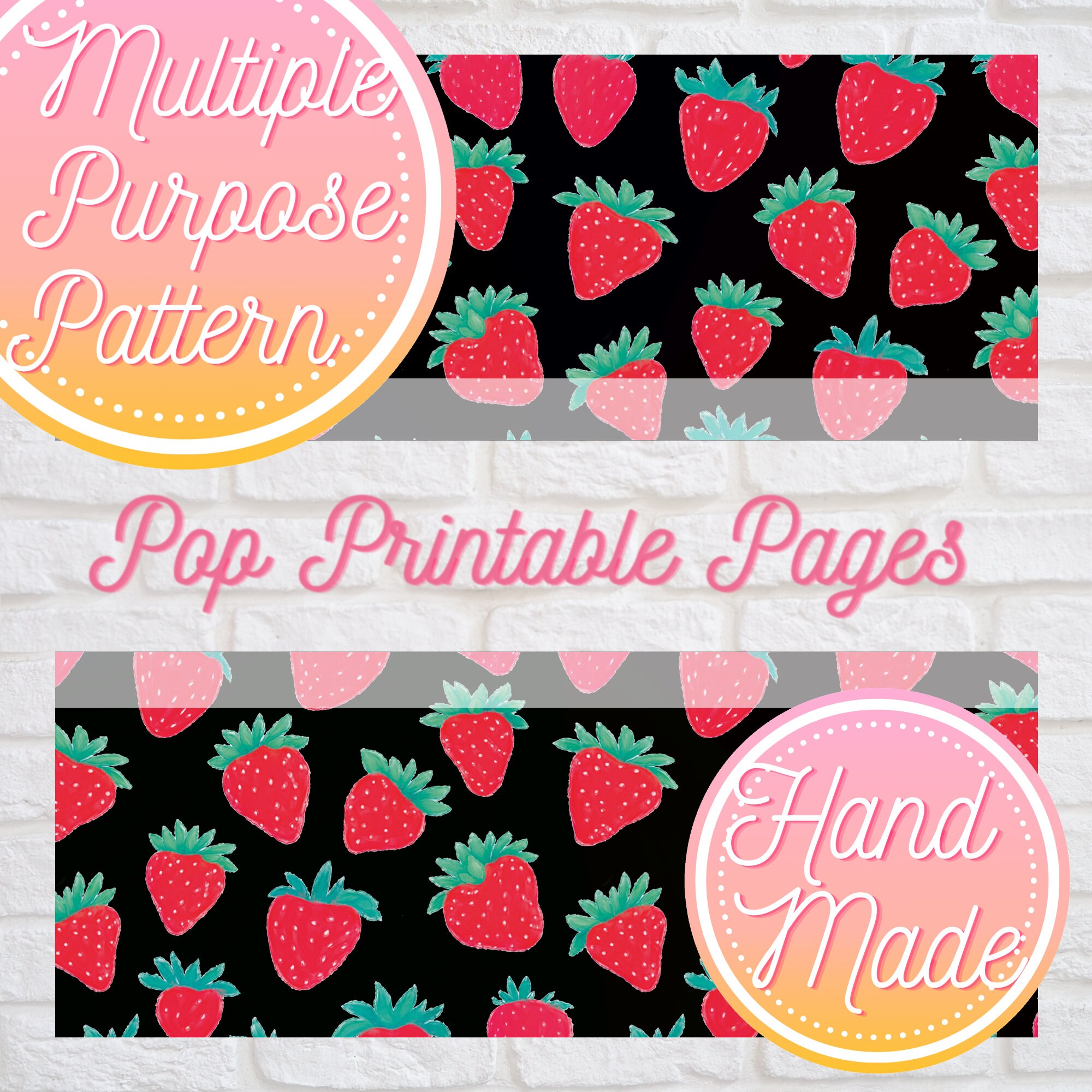 Mix and Match Fun Summer Patterns, Perfectly Repeating Featuring ...