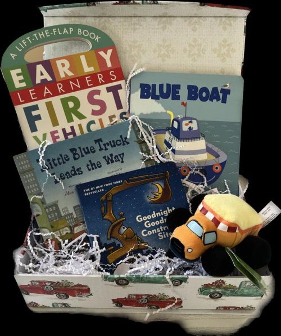 Vroom Vroom Children's Books Gift Box, Vehicles, Trucks, Boats ...