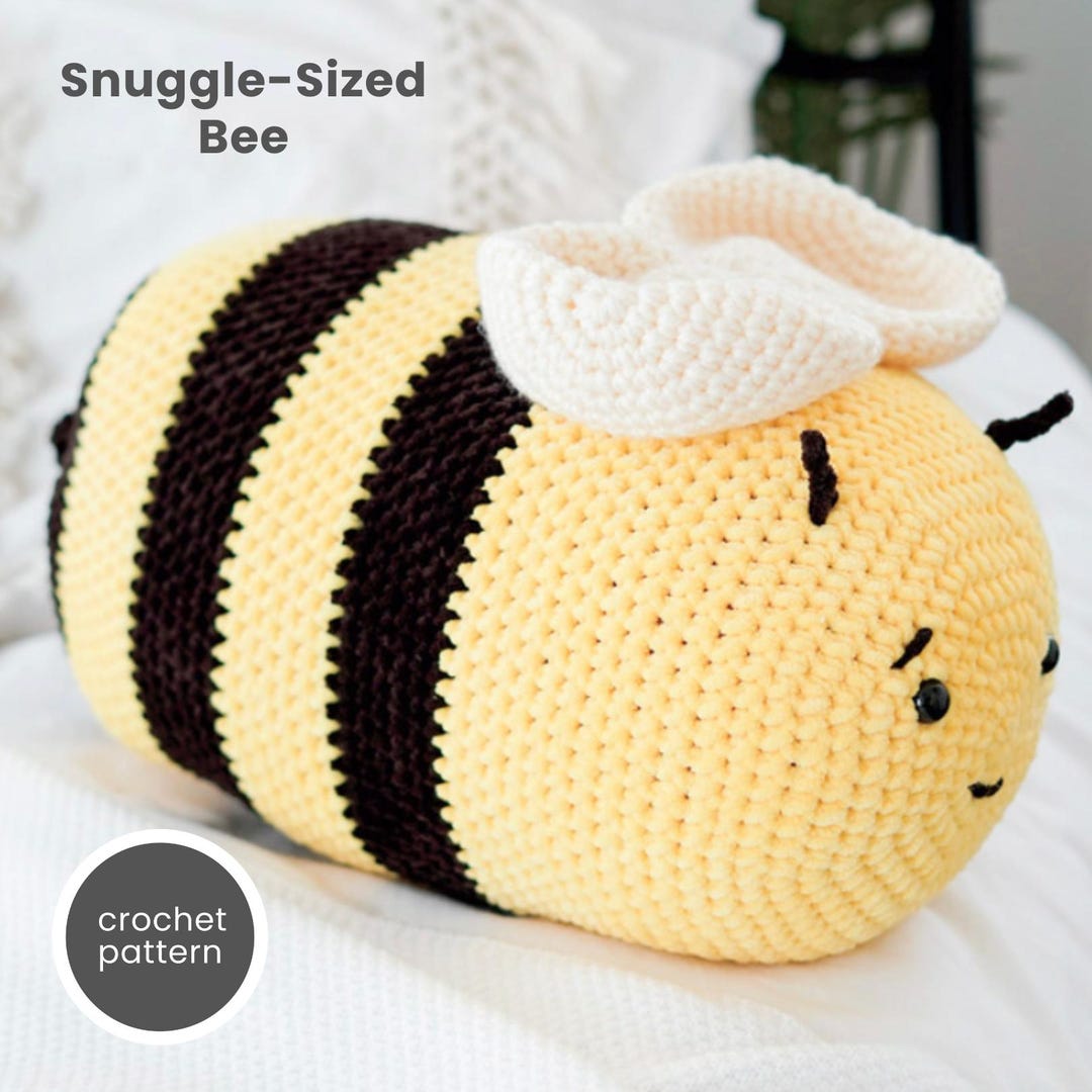 Chunky Bee Crochet Pattern: Snuggle-sized Amigurumi (PDF Download) - Etsy